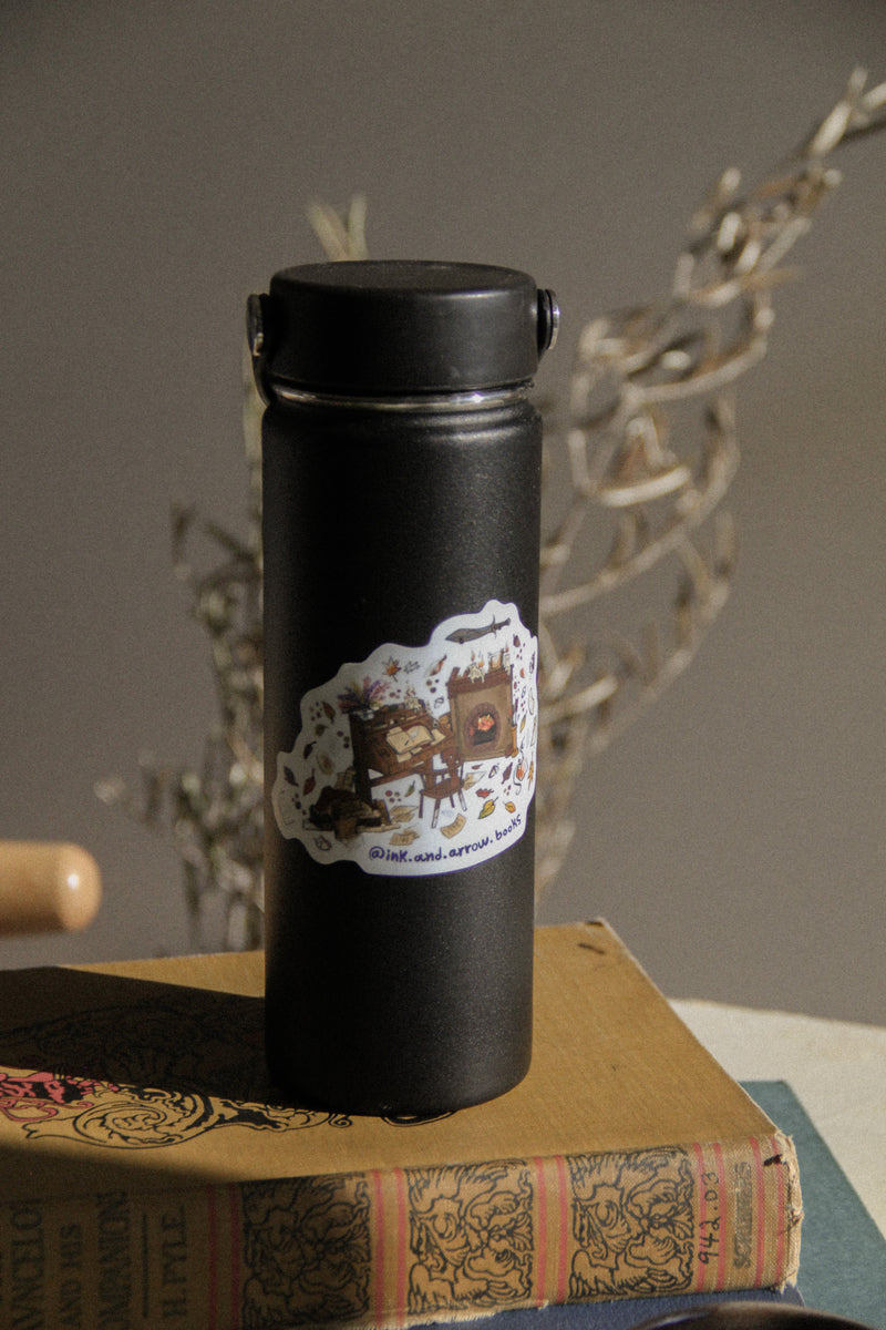 Writing in The Shire Sticker – Ink & Arrow